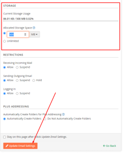 How to Increase your Email Quota or Limit in cPanel | G Online Sites